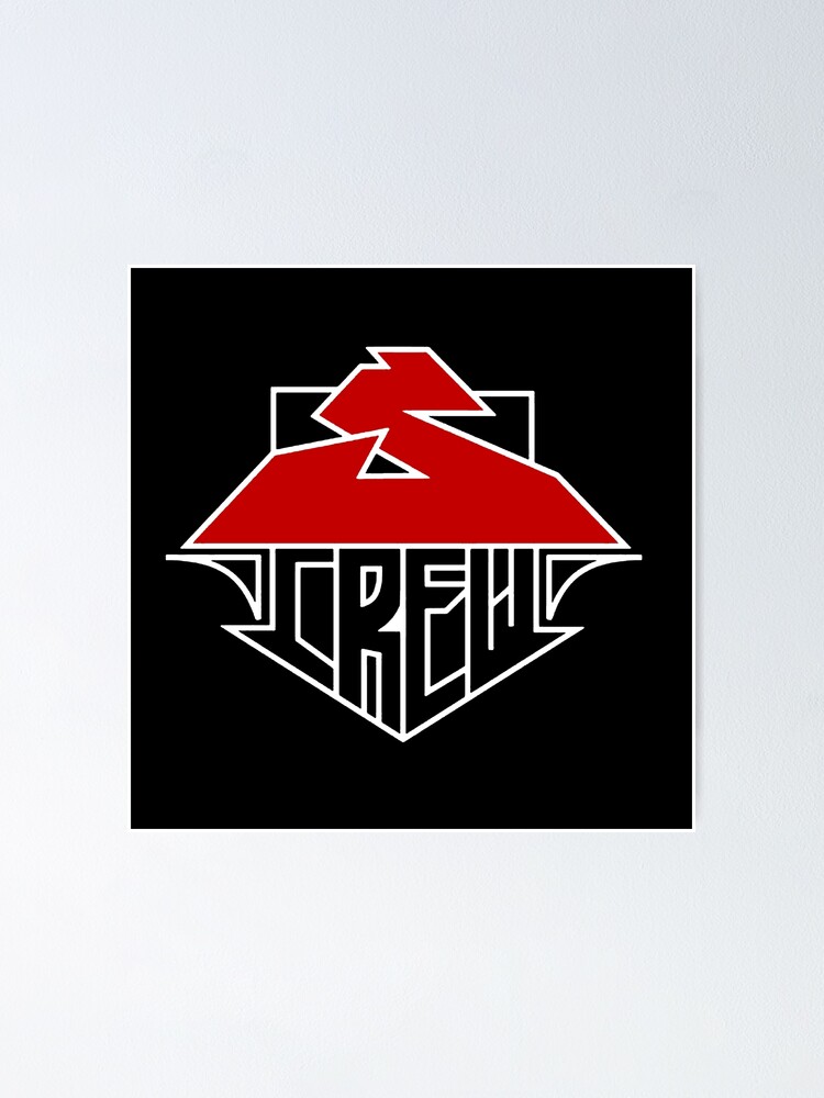 "S-crew srz2001 OLD school logo " Poster for Sale by pilaxleretour1 ...