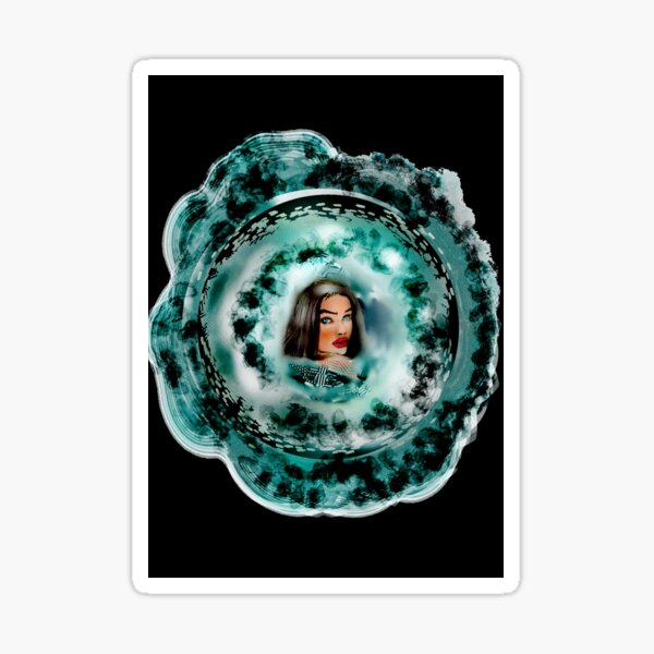 "Gaia Face" Sticker for Sale by OscarARD | Redbubble