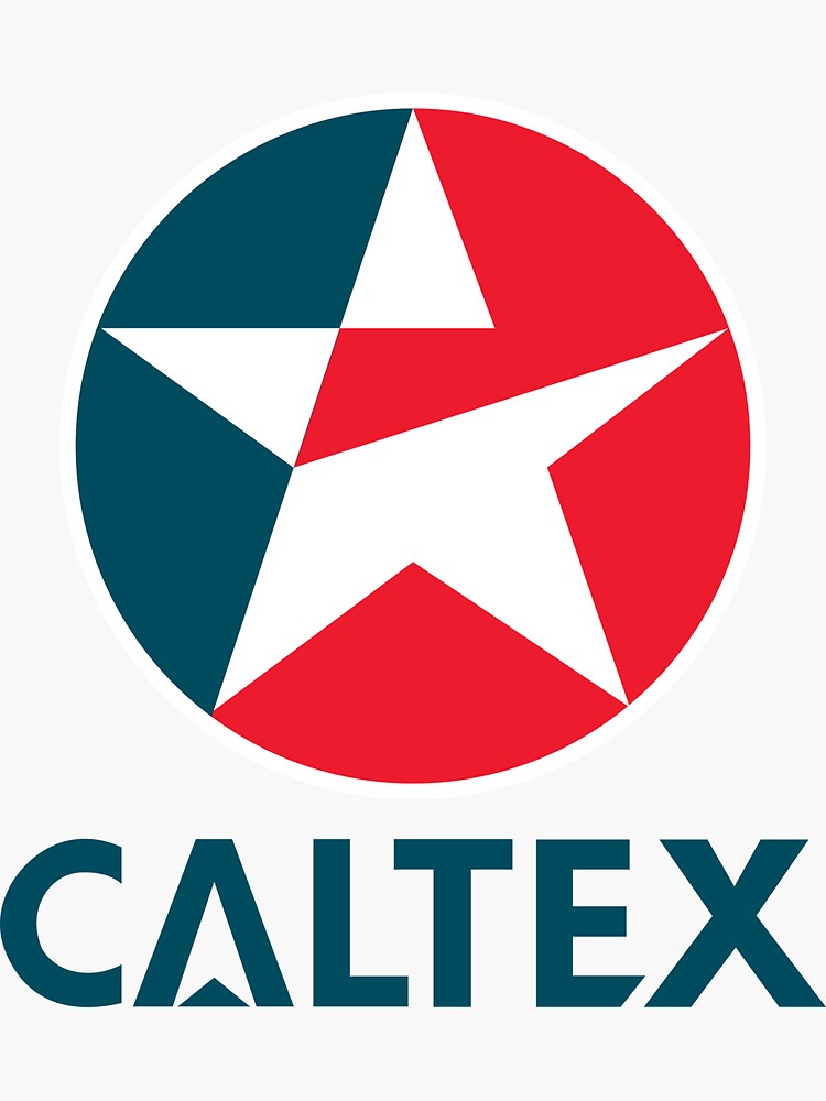 "Caltex logo" Sticker by peteroldfield | Redbubble