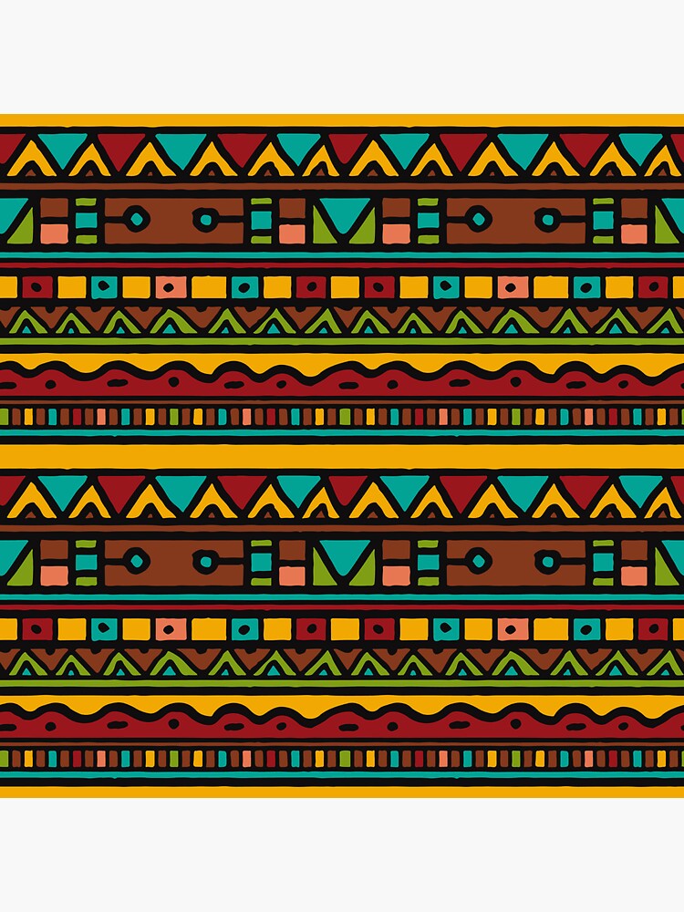 "African Tribal Pattern - African Heritage " Sticker for Sale by ...