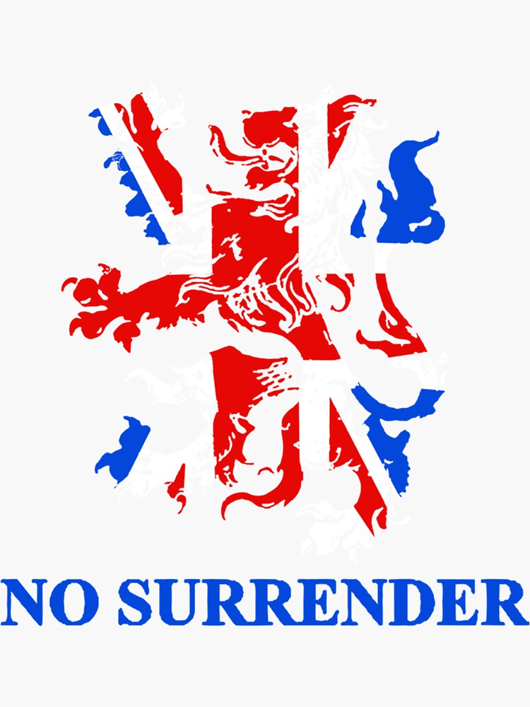 "no surrender " Sticker for Sale by Mirandadesig245 | Redbubble