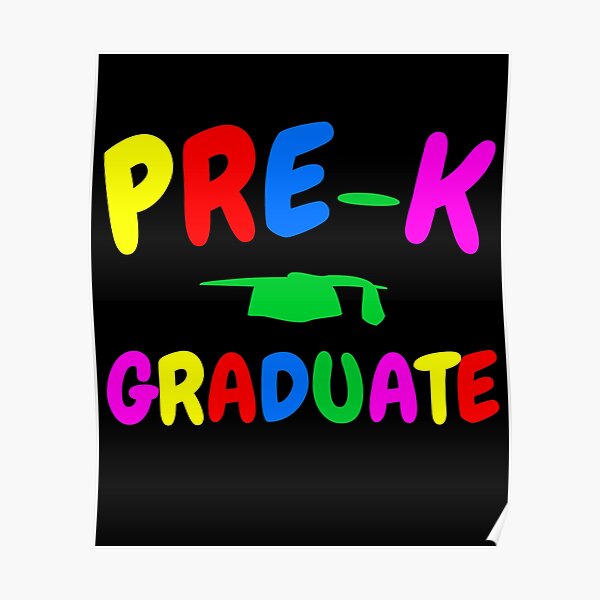 Pre K Grad Posters | Redbubble