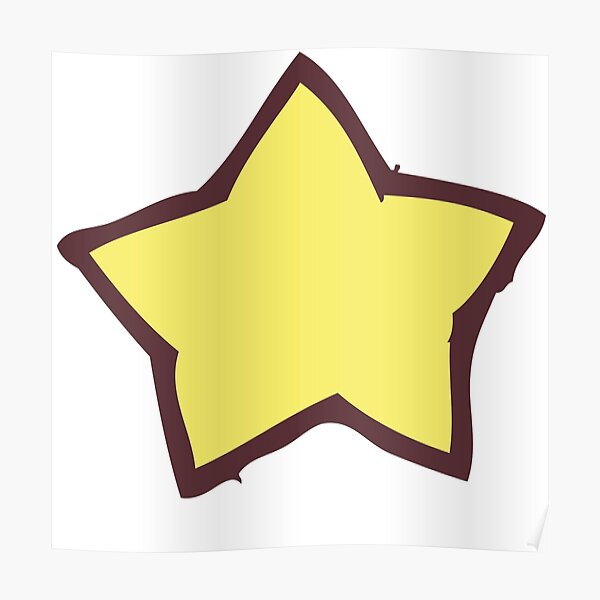 "Cute little gold star yey" Poster for Sale by Simon0910 | Redbubble