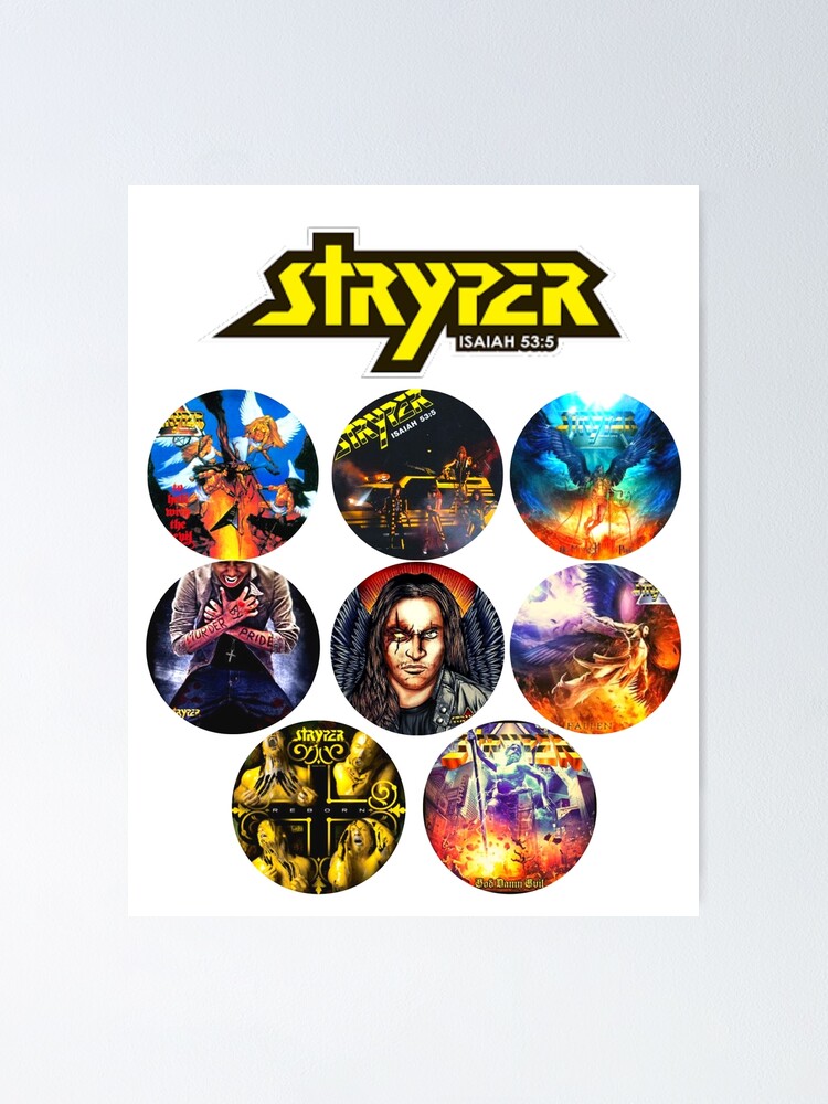 "Stryper classic t shirt | ﻿Stryper tour 2022 sticker" Poster for Sale ...