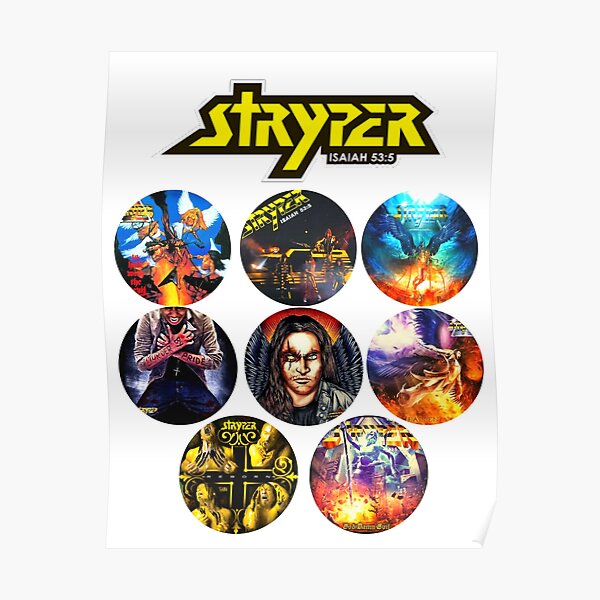 "Stryper classic t shirt | ﻿Stryper tour 2022 sticker" Poster for Sale ...