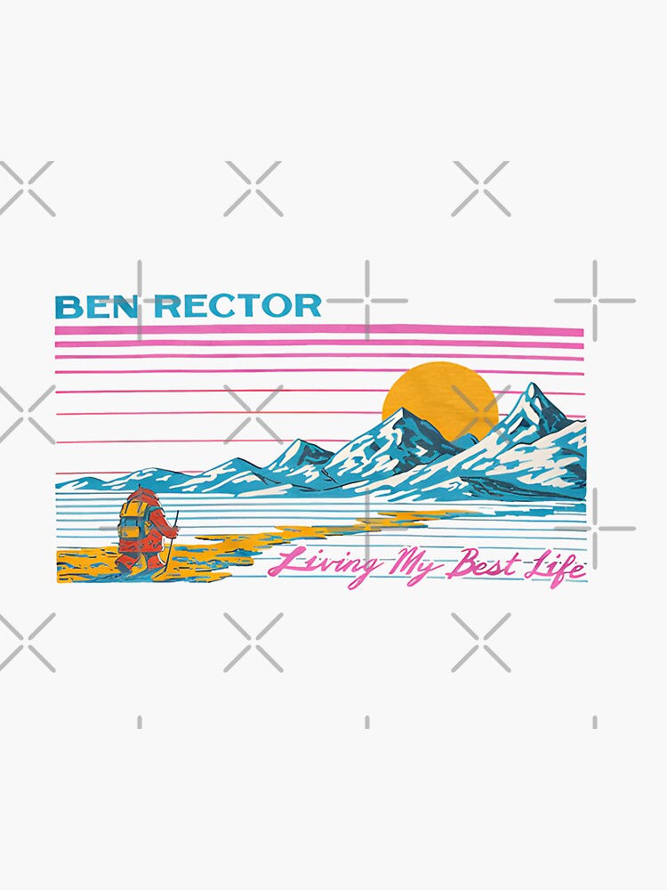 "Ben Rector Living My Best Life merch" Sticker for Sale by 2KCo | Redbubble
