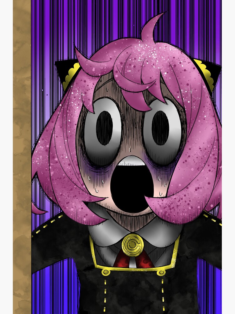 "Shocked Anya" Sticker by Syllria | Redbubble