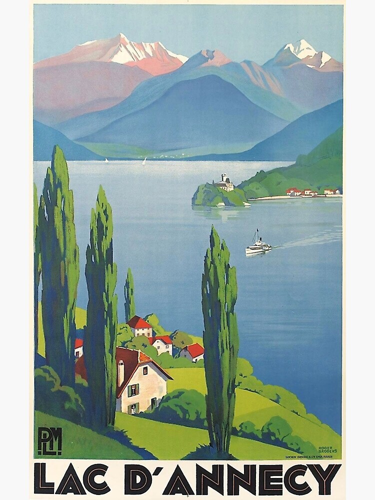 "lake annecy" Sticker for Sale by edwardvidaurrie | Redbubble