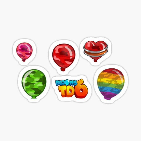 "Bloons Camo - BTD6" Sticker by CloutDesigner | Redbubble