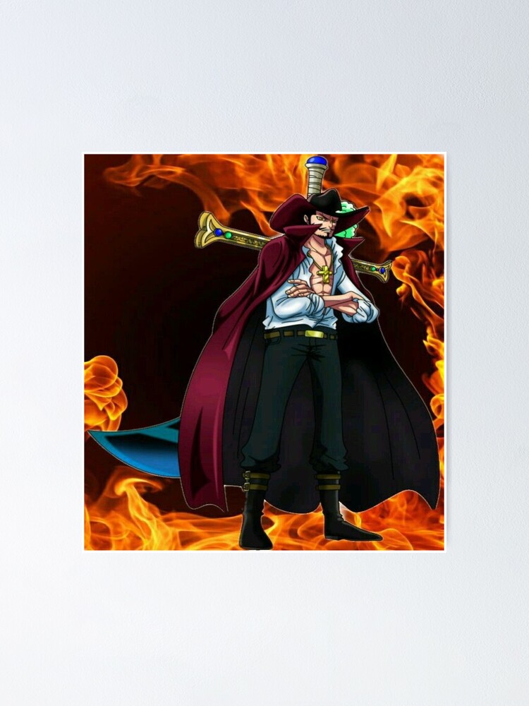 "Dracule Mihawk One Piece" Poster for Sale by christiansee | Redbubble