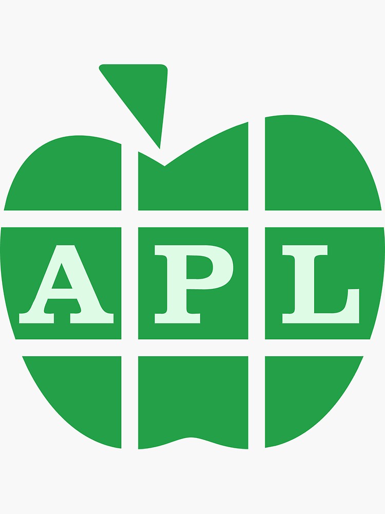 "APL logo" Sticker for Sale by APL Stuff | Redbubble