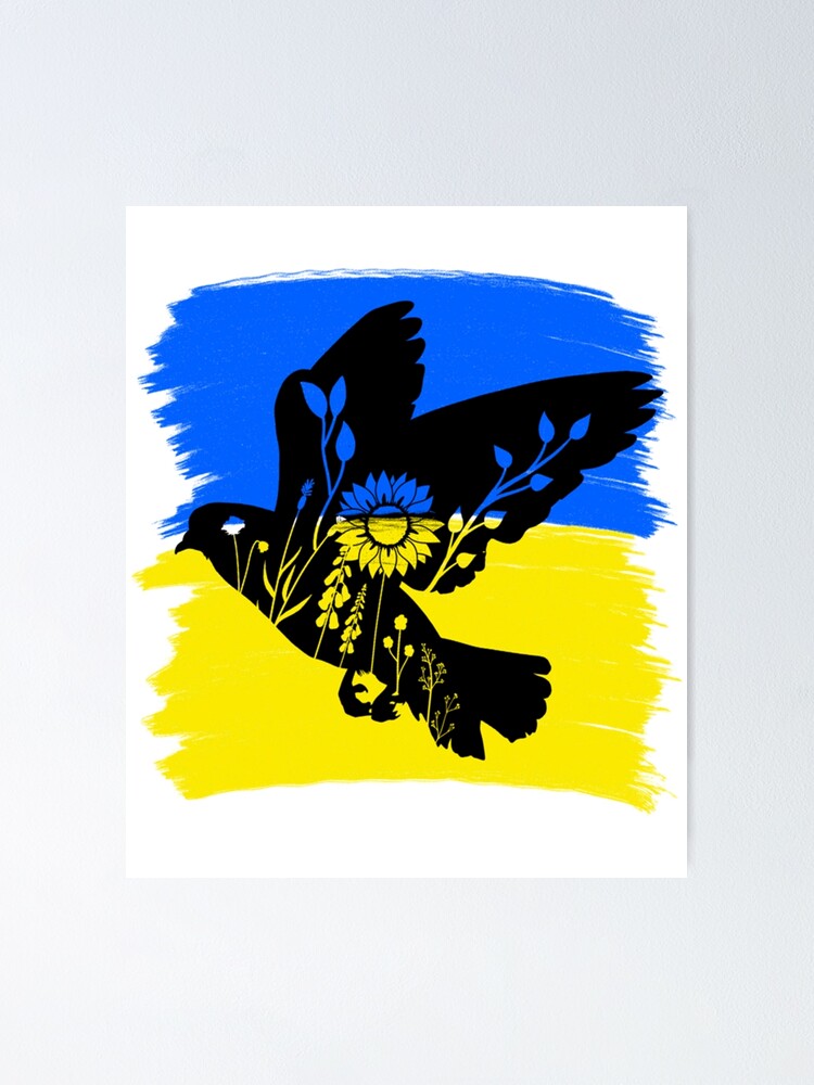 "Ukrainian Peace Birds, Birds of Peace, Ukraine Peace " Poster for Sale ...