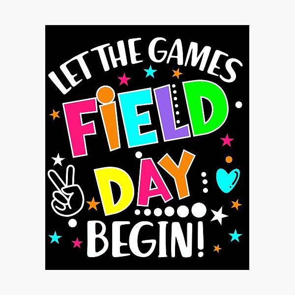 Lámina fotográfica «Field Day 2022 Que comiencen los juegos Niños Niños ...