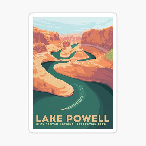 "Lake Powell National Monument" Sticker for Sale by oakles20 | Redbubble