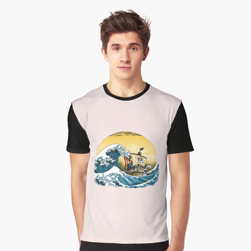 "Going Merry Wave -one piece" Sticker for Sale by Kurtfsdottir | Redbubble