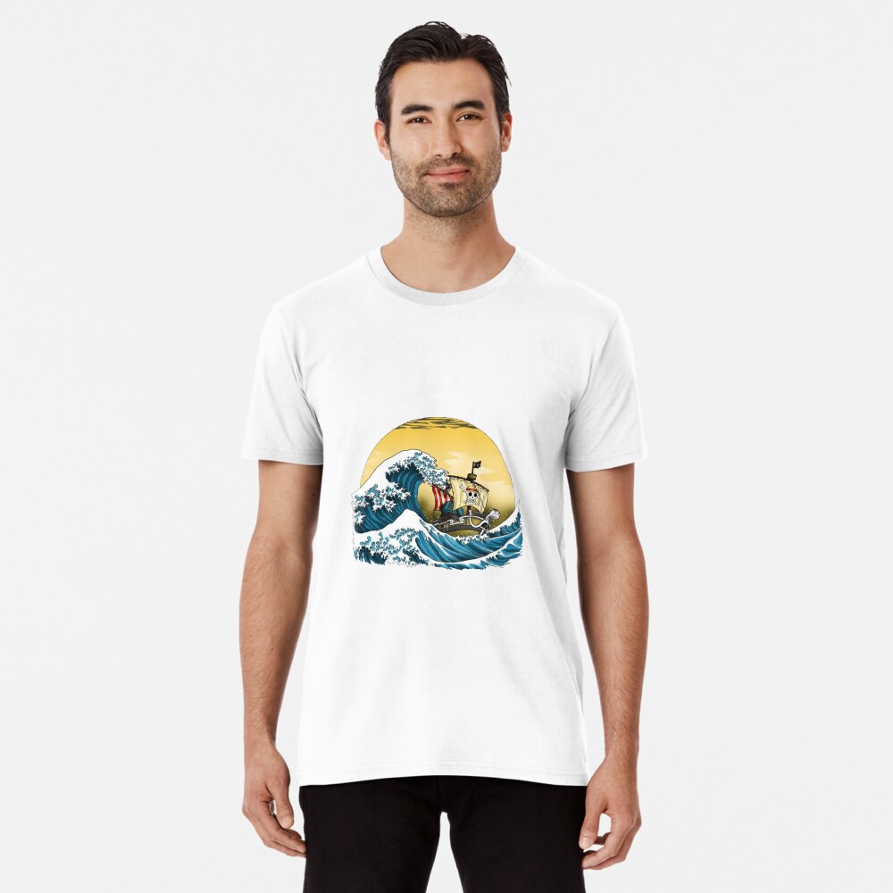 "Going Merry Wave -one piece" Sticker for Sale by Kurtfsdottir | Redbubble