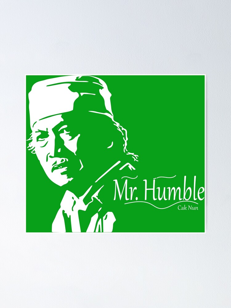 "Mr Humble Cak Nun" Poster for Sale by Janiriawan | Redbubble