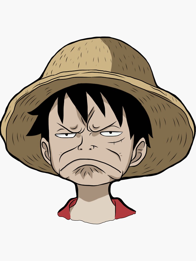 "Gum Gum Airhead - Funny Luffy" Sticker for Sale by Kurtfsdottir ...