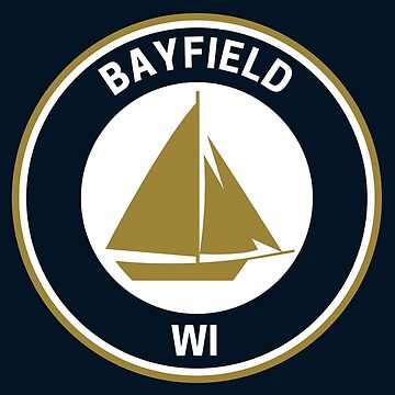 "Vintage Bayfield Wisconsin" Sticker for Sale by fearcity | Redbubble