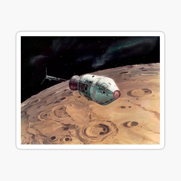 "Apollo 15 sub-satellite deployment" Sticker for Sale by arthook ...