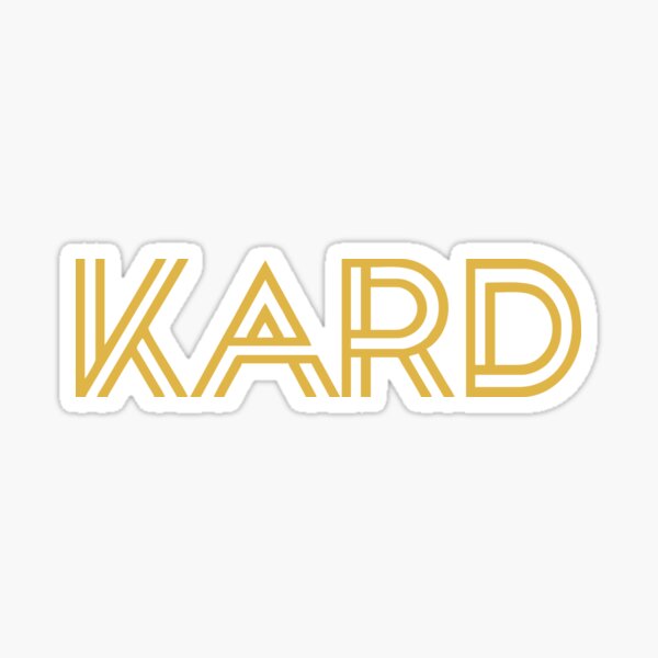 "KARD gold" Sticker for Sale by dexta | Redbubble
