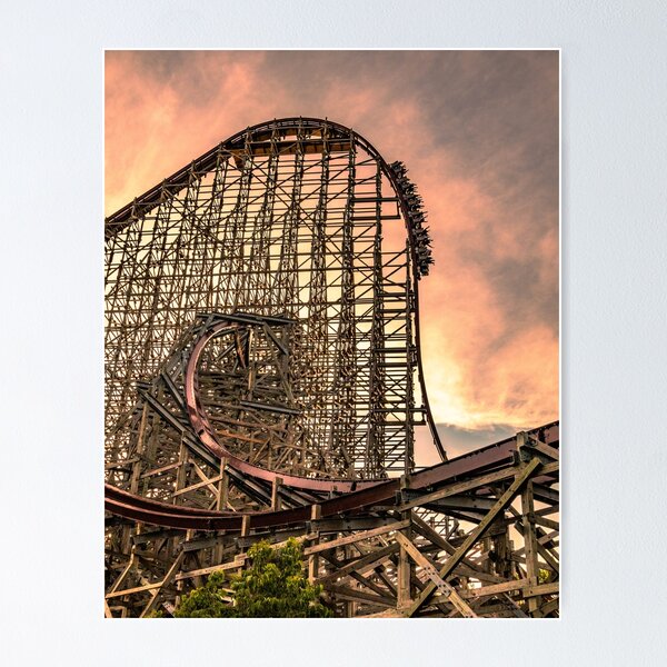 "Steel Vengeance - Firey Sunset" Poster for Sale by PeninsulaOT | Redbubble