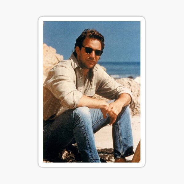 "Kevin costner" Sticker for Sale by ninazakri | Redbubble