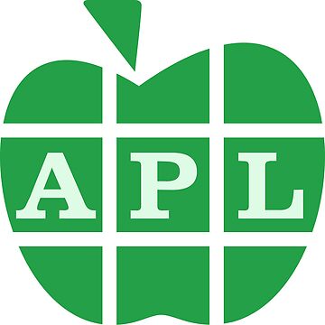 "APL logo" Sticker for Sale by APL Stuff | Redbubble