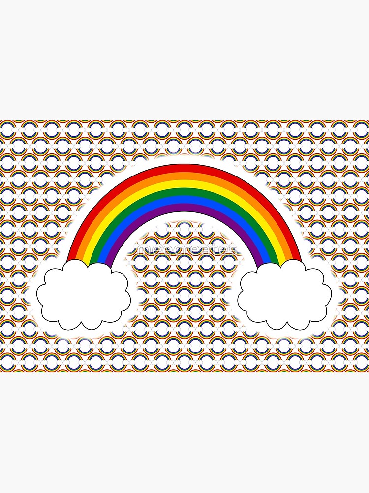"Pride Flag Rainbow - LGBTQ (rectangle)" Poster for Sale by meecreates ...
