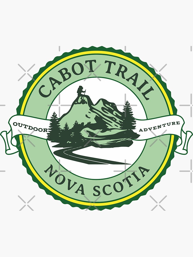 "Cabot Trail - Nova Scotia Canada" Sticker for Sale by SteroyDesign ...