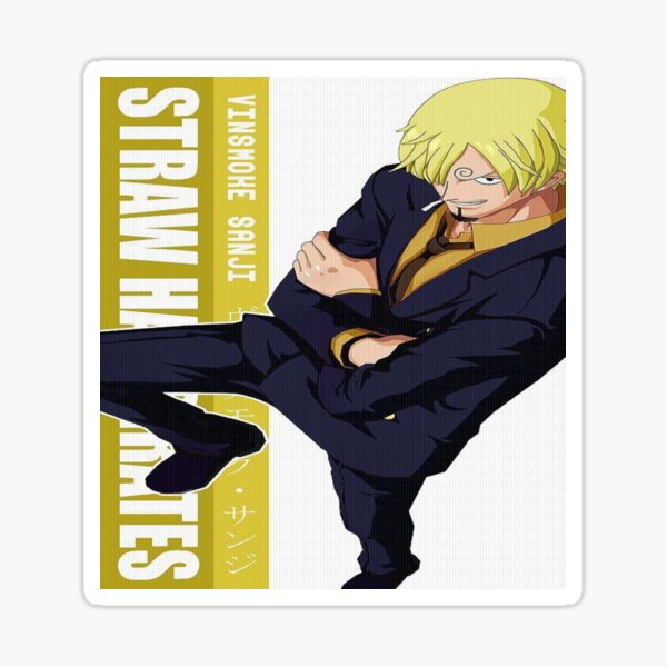 "One Piece Sanji" Sticker for Sale by christiansee | Redbubble