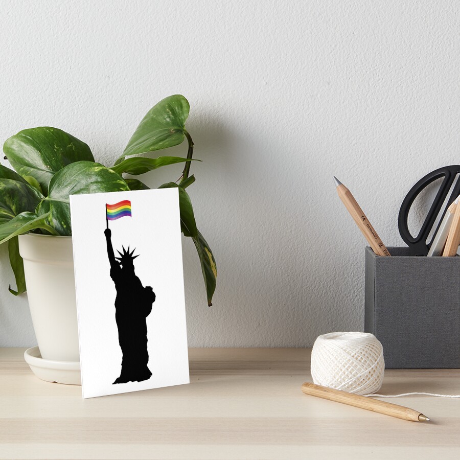 "The Statue of liberty FOR PRIDE LGBTQ LGBT LGBTQia" Art Board Print ...