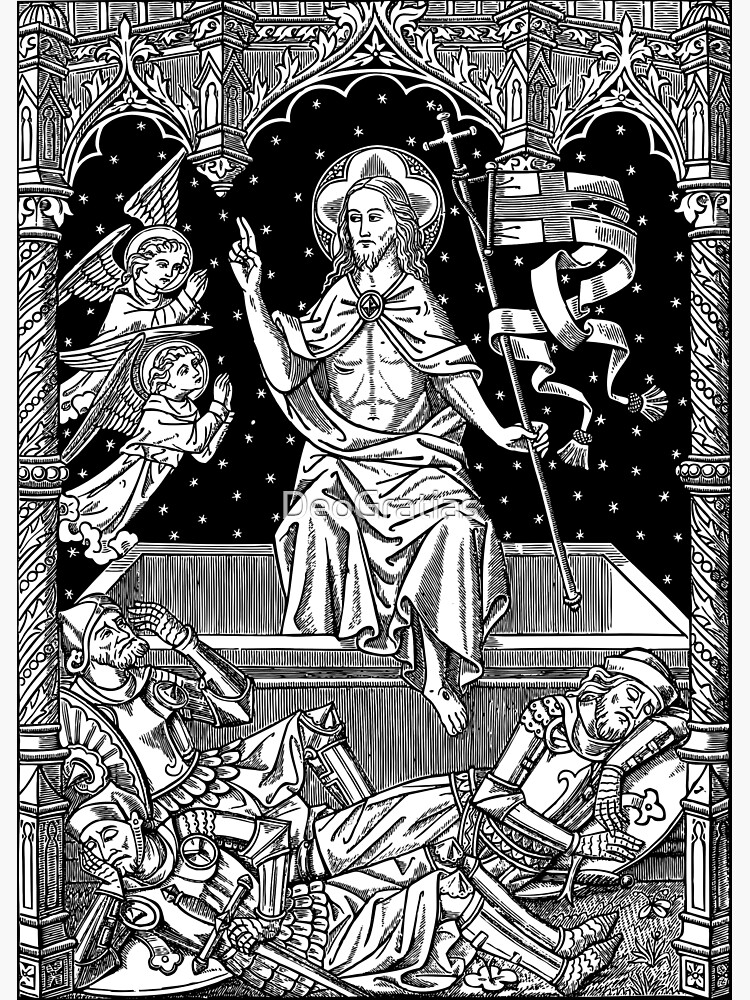 "Resurrection III" Sticker for Sale by DeoGratias | Redbubble