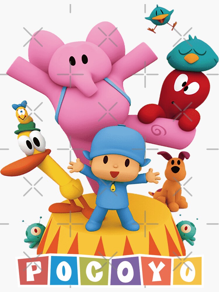 "Cute Pocoyo and friends" Sticker for Sale by veerdya | Redbubble