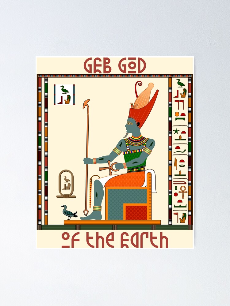 "Geb God - ancient egypt" Poster for Sale by CivilizActions | Redbubble