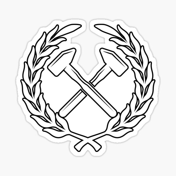 "Working Class" Sticker by znacs | Redbubble