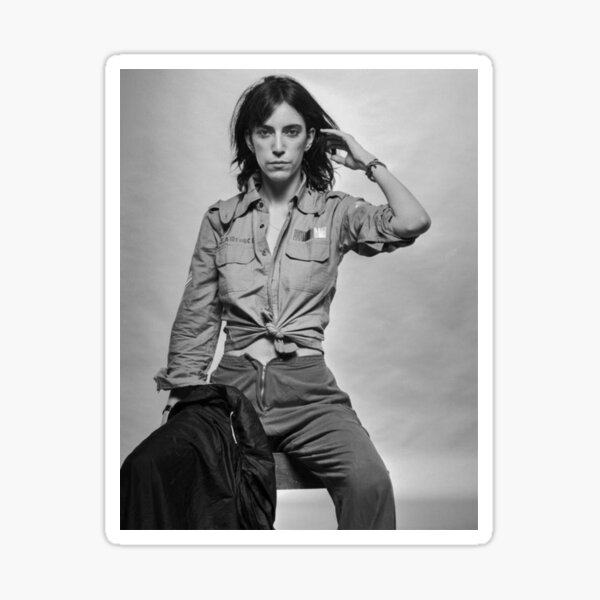 "Patti Smith" Sticker by Smitee | Redbubble