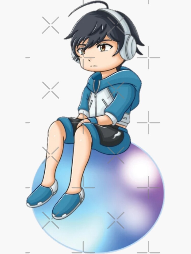 "Bubble anime " Sticker for Sale by eagleboyh | Redbubble