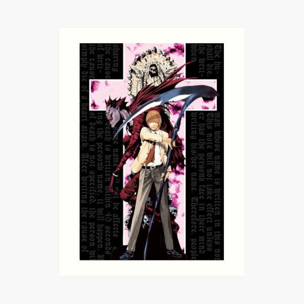 "Kira's With Deadly Note" Art Print for Sale by DavefLarsen | Redbubble