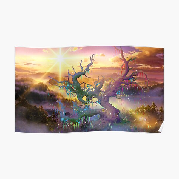 "Art colorful tree" Poster for Sale by Vlaki | Redbubble