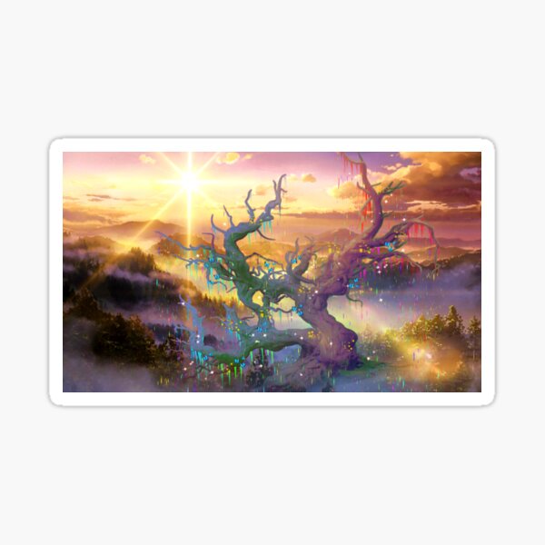 "Art colorful tree" Sticker for Sale by Vlaki | Redbubble
