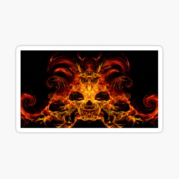 "Fire" Sticker for Sale by Vlaki | Redbubble