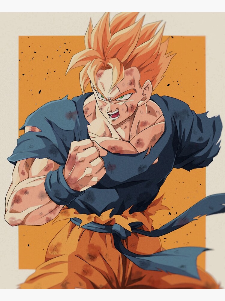 "Ssj2 Gohan OldSchoolArt" Sticker for Sale by BeefMonkey | Redbubble