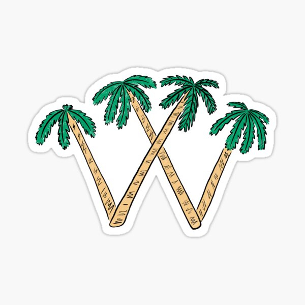 "Big W (alternate version)" Sticker for Sale by SmoochyInc | Redbubble