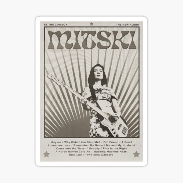"Mitski." Sticker by lolerski | Redbubble