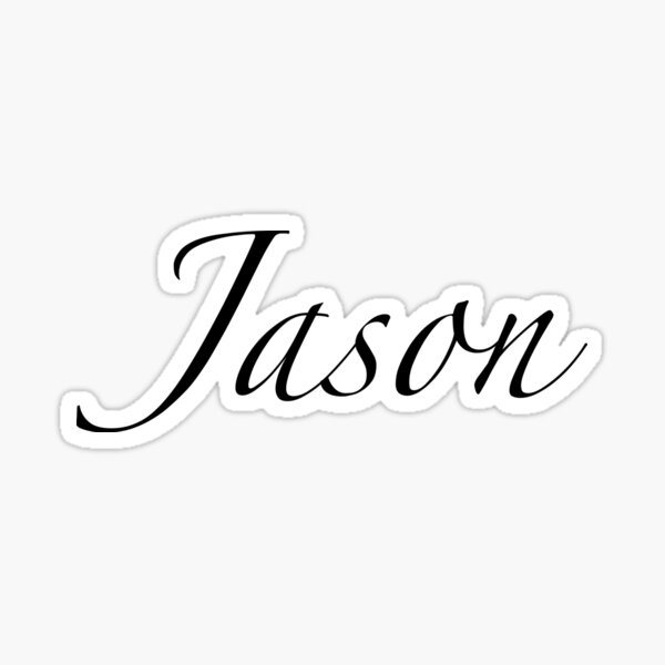 "Jason" Sticker for Sale by HUSEYINYILDIZ | Redbubble
