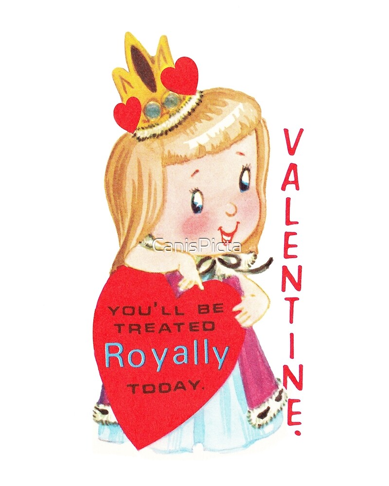 ""My Royal Valentine" - Vintage, Valentine, Card, Inspired, Retro ...