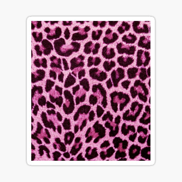 "Hot Pink Cheetah Print Texture Wallpaper Design " Sticker for Sale by ...