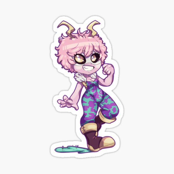 "Mina Ashido Sticker" by MoonNue | Redbubble