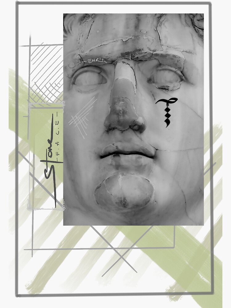 "Stone Face | Stone Face | Ancient Greek Mythology Sculpture ...